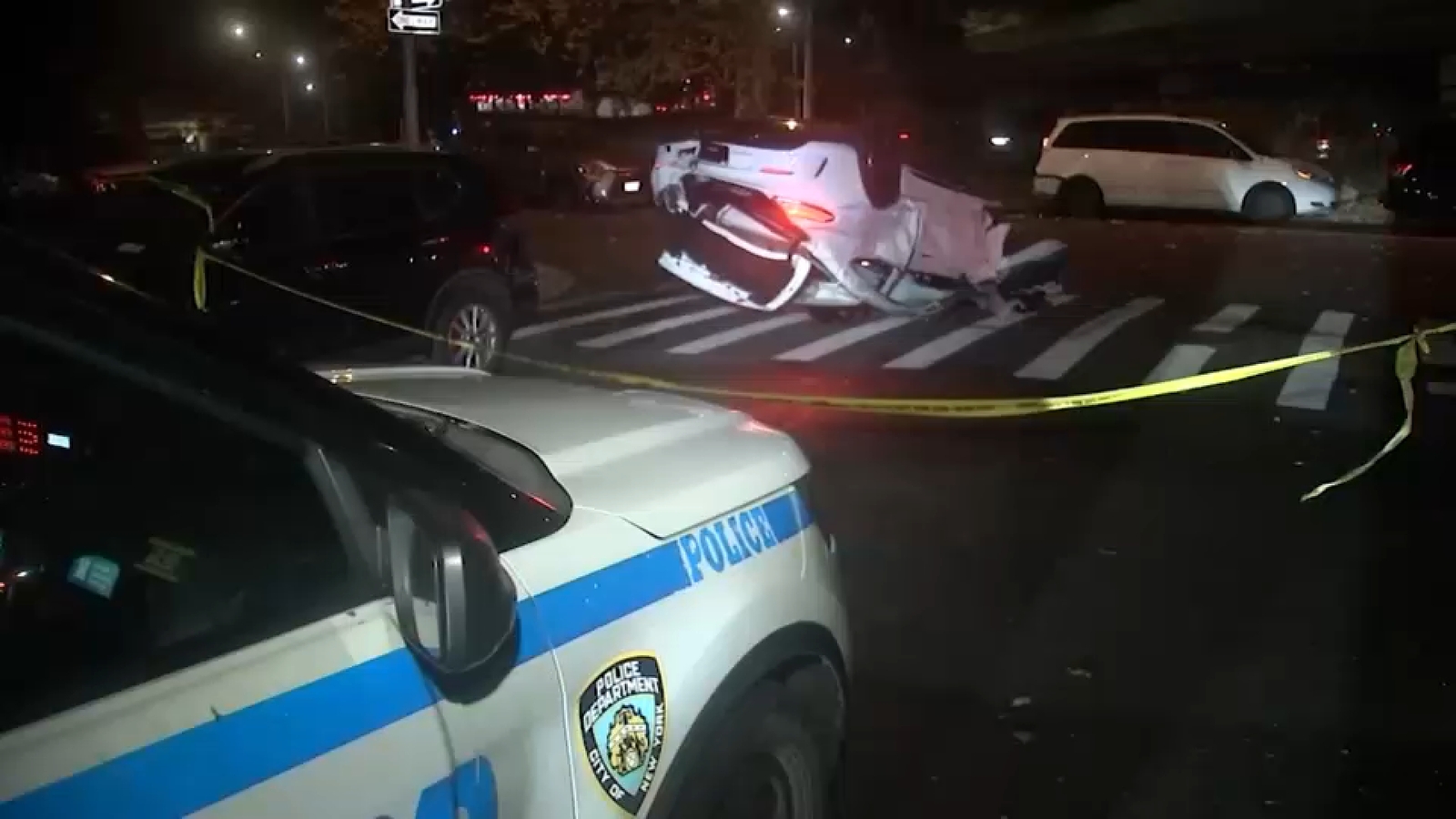 Belt Parkway crash Mercedes driver runs off after motorcyclist ...