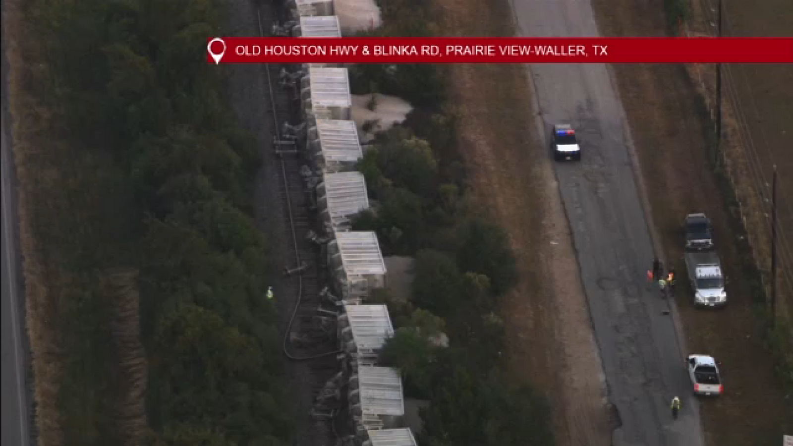 Waller County train derailment: 23 boxcars overturn in train derailment ...