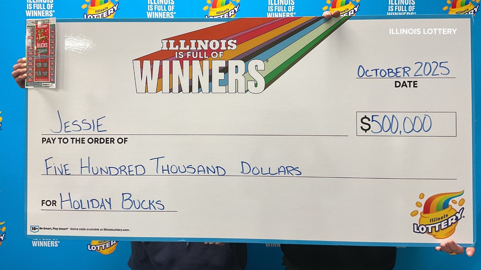 Illinois Lottery winner: Rockford woman 'Jessie' wins $500K off holiday ...