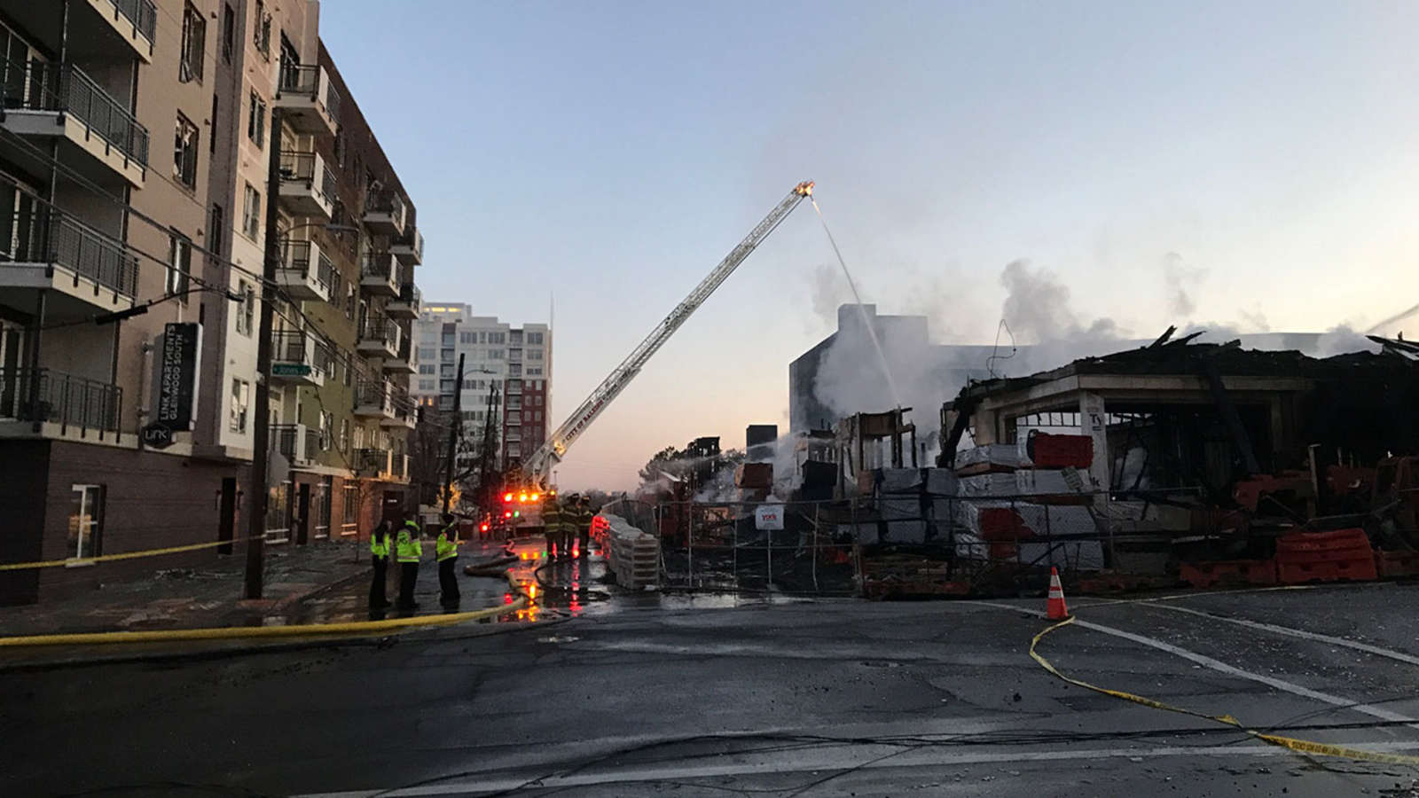 Several Raleigh roads blocked due to massive fire aftermath - ABC11 ...