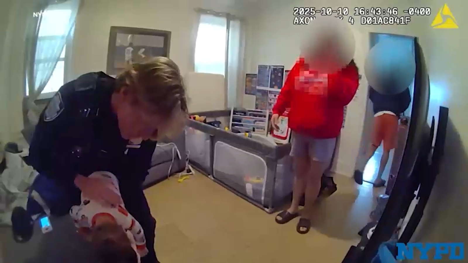 Bodycam video shows New York police officers rescue choking 10-month ...