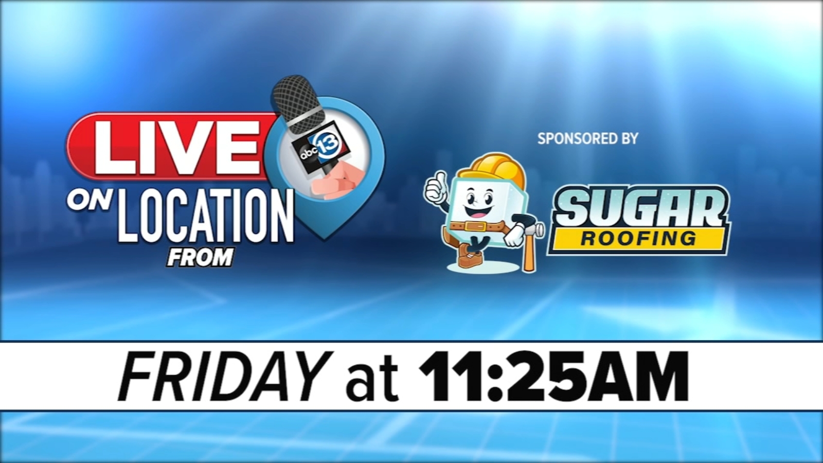 Live on Location with Sugar Roofing - ABC13 Houston