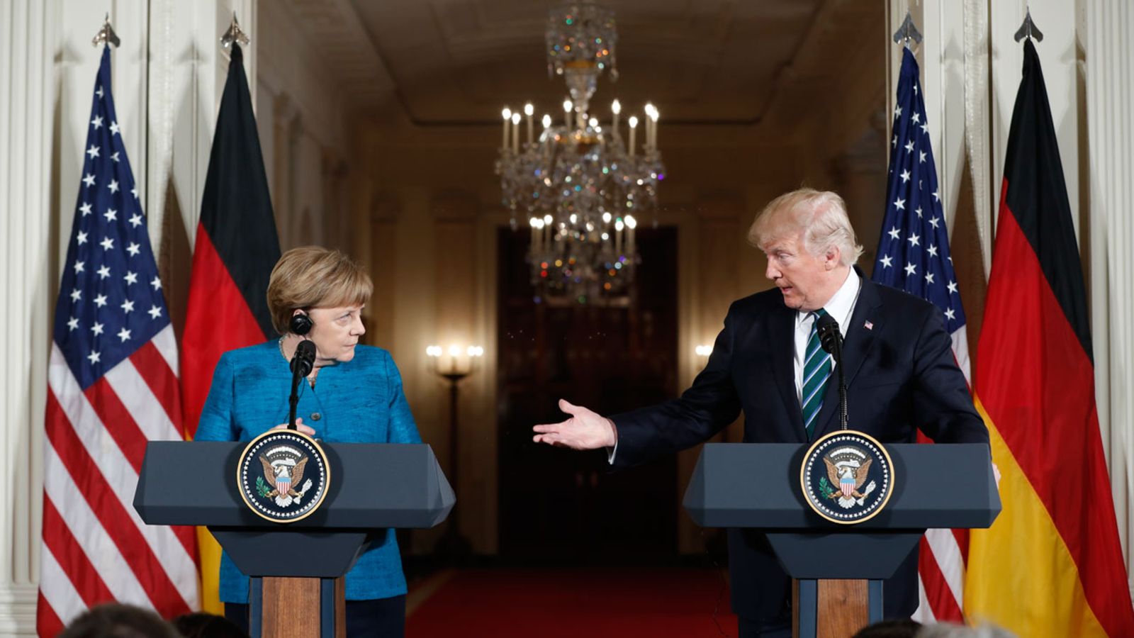 Trump welcomes Merkel to White House for high stakes visit - ABC13 Houston