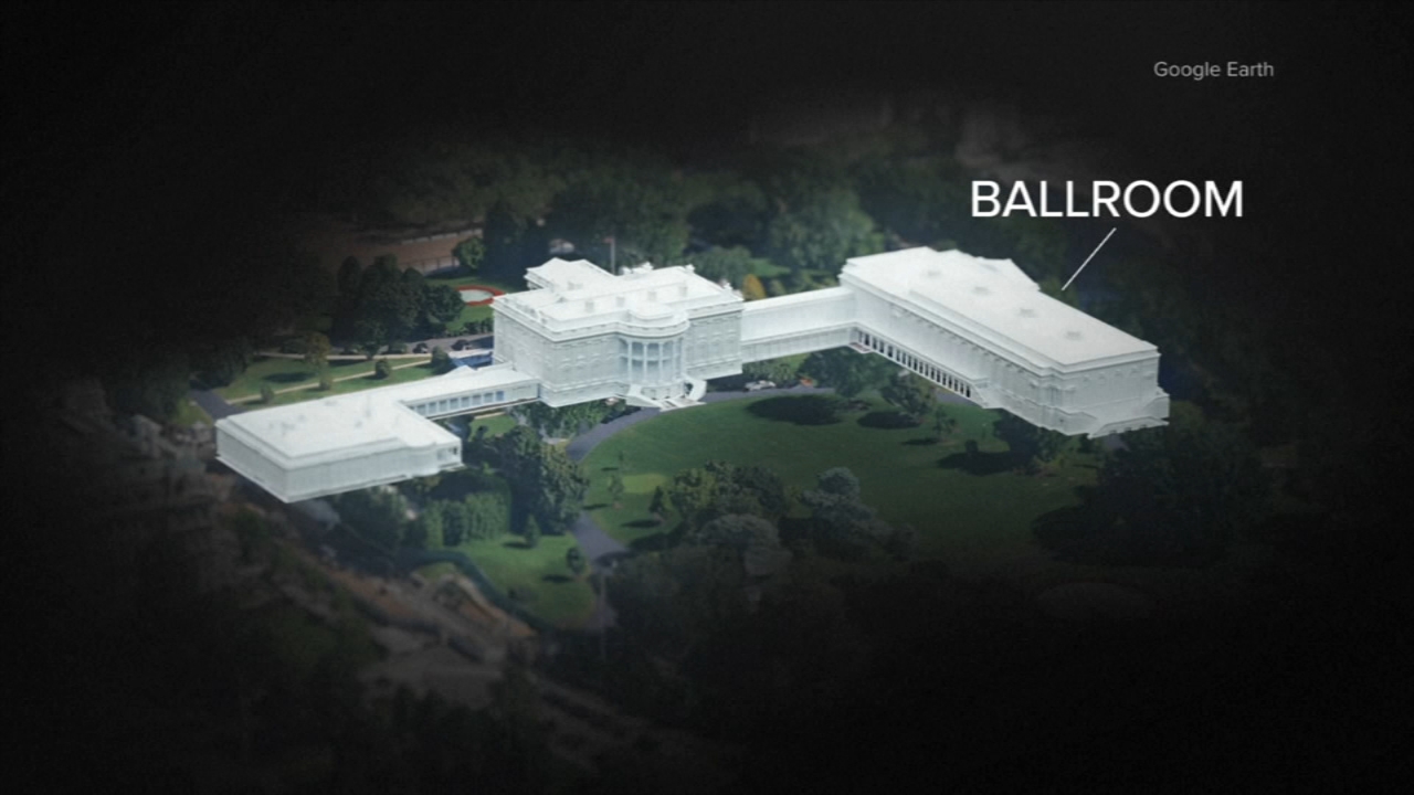 White House East Wing demolished, new images appear to show - ABC7 San ...