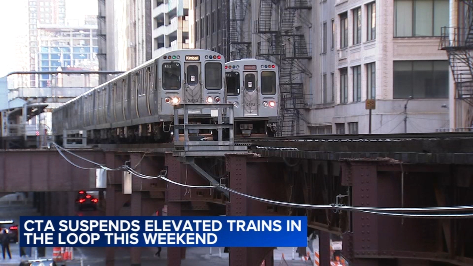 Chicago CTA riders brace for weekend work halting of trains on elevated ...