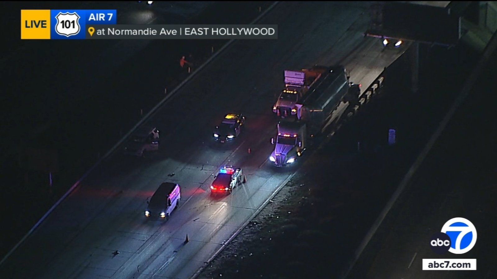 Deadly crash shuts down southbound lanes of 101 Freeway in East ...