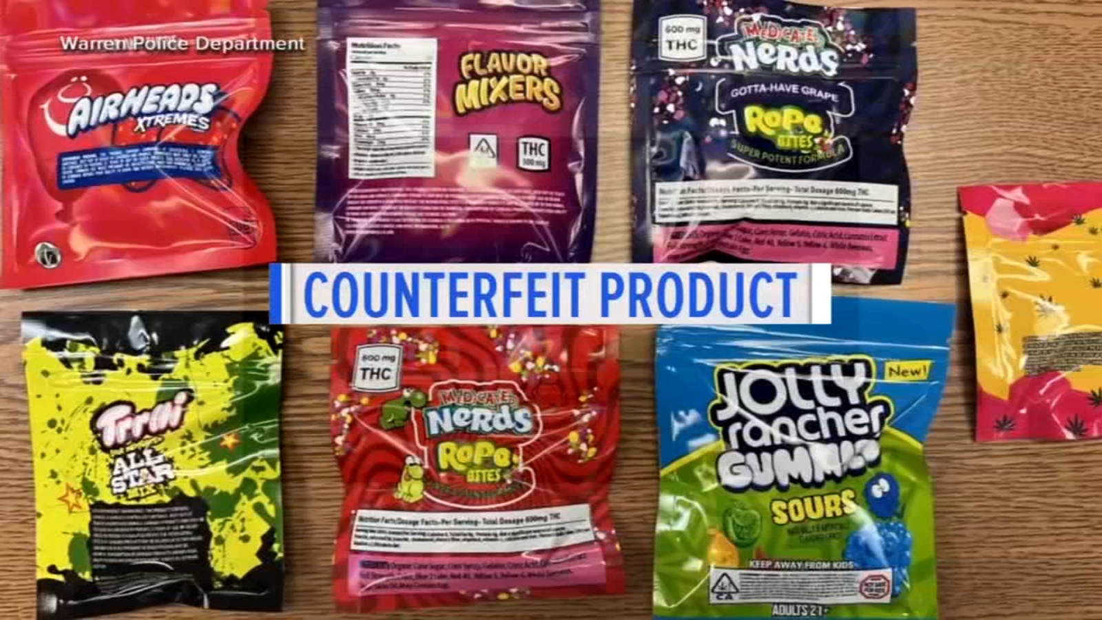 Warren, Michigan Police Department warns of THC, psilocybin look-alike ...