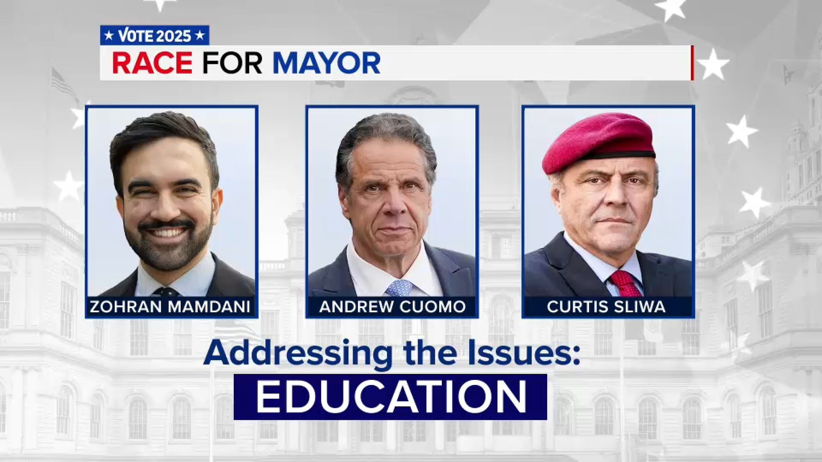 2025 NYC mayoral election: New York City candidates address the issue ...