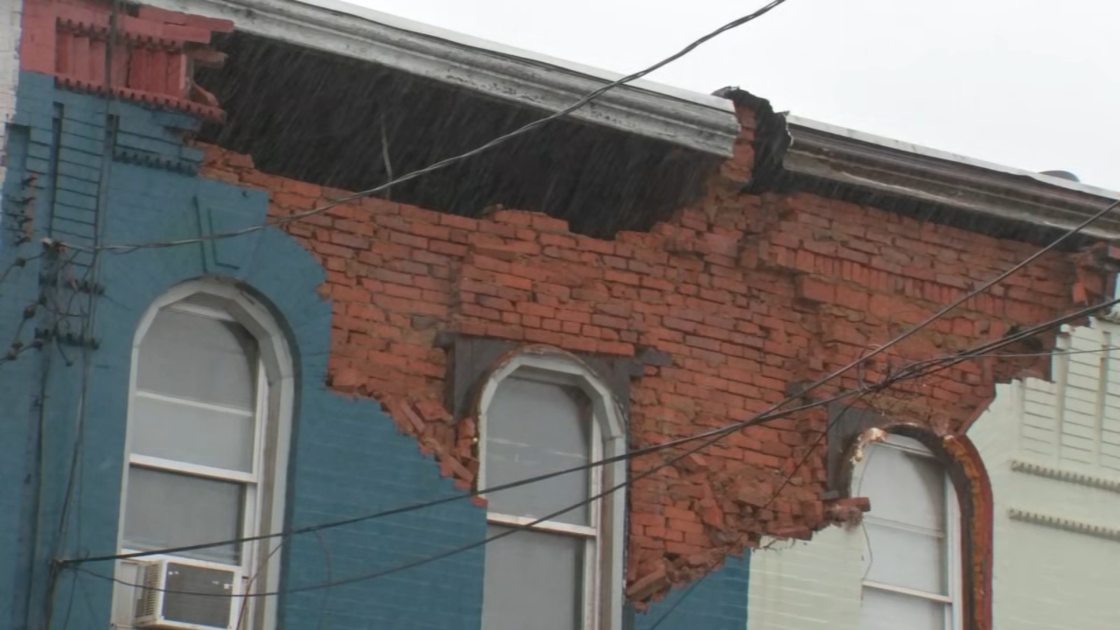 Crews on scene after partial home collapse in North Philadelphia - 6abc ...