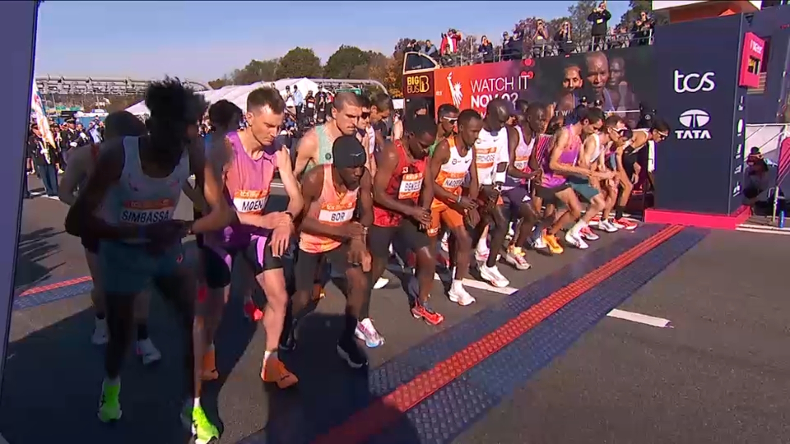 Elite men begin their race - ABC7 New York