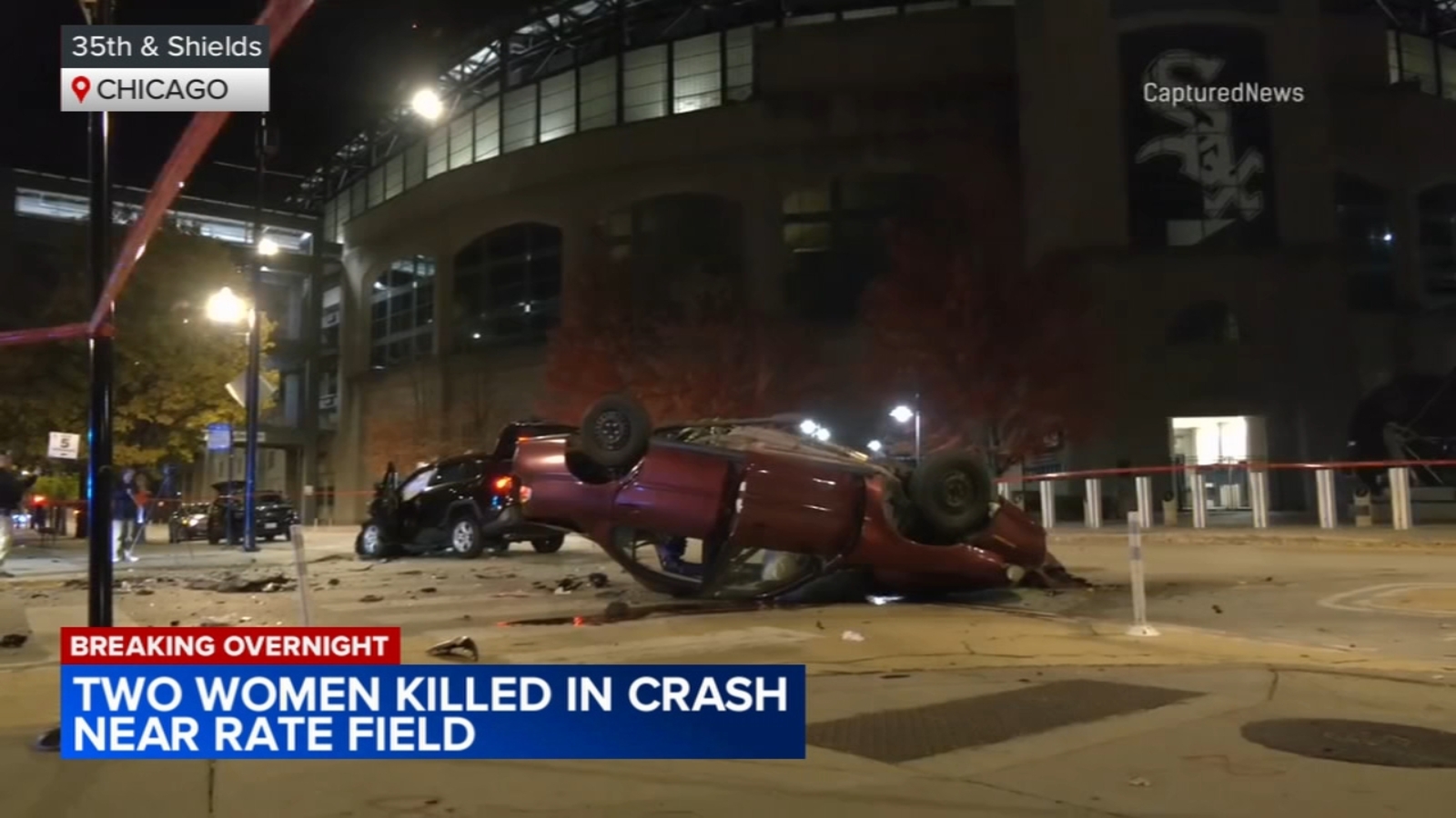 2 killed, 2 injured in crash on 35th Street near Rate Field, Chicago ...
