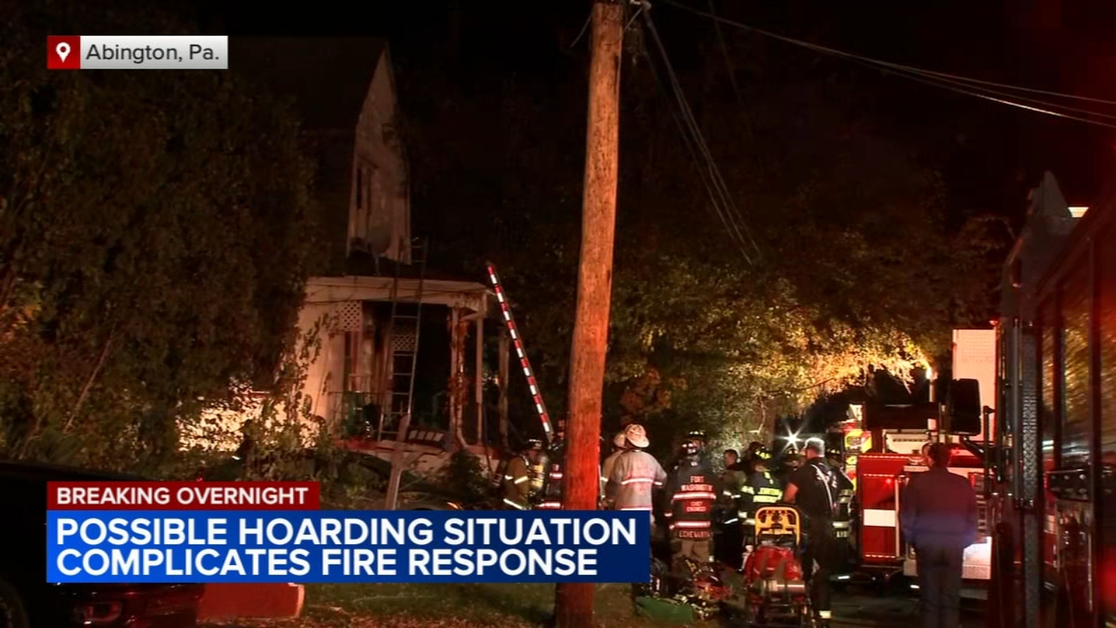 Possible hoarding situation complicates fire fight on 1700 block of ...