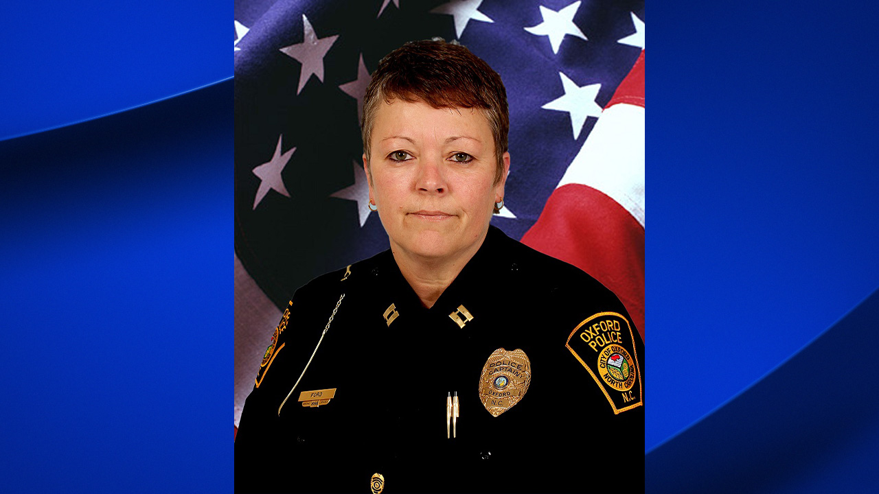 Patricia Ford, Oxford's first woman police chief in the North Carolina ...