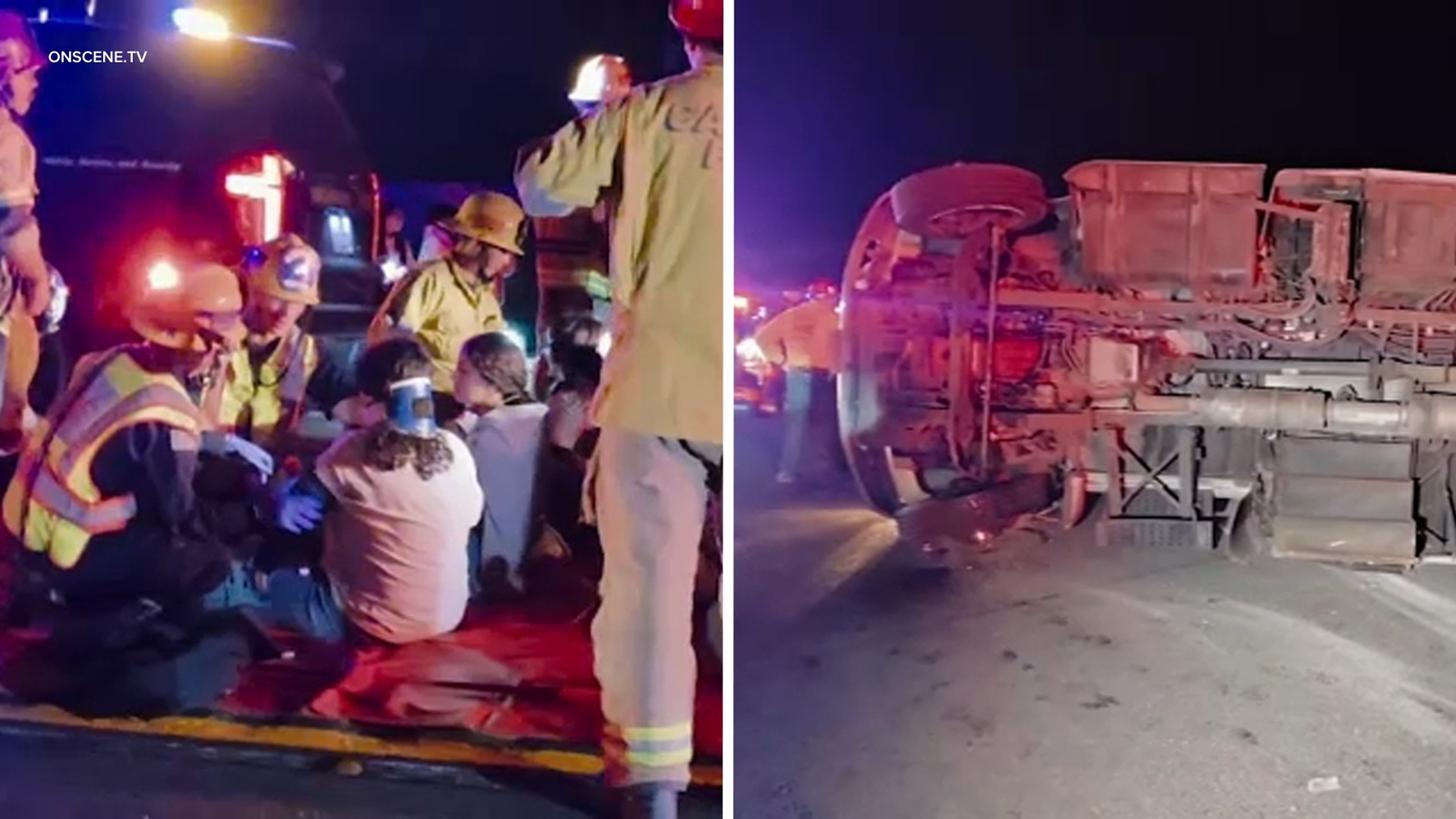 Bus crash in Running Springs: 26 people treated after bus carrying ...