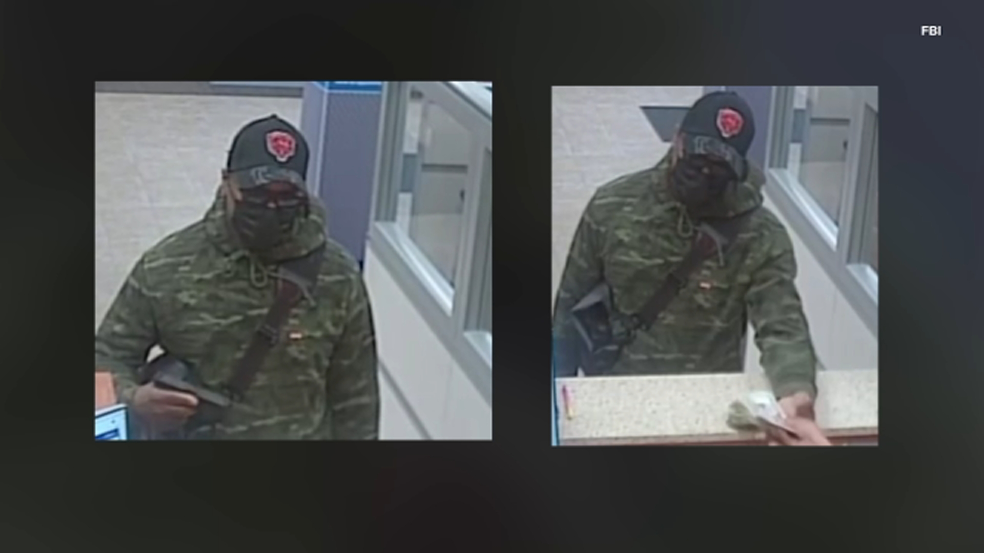 FBI searching for armed suspect in bank robbery at US bank on Smith ...