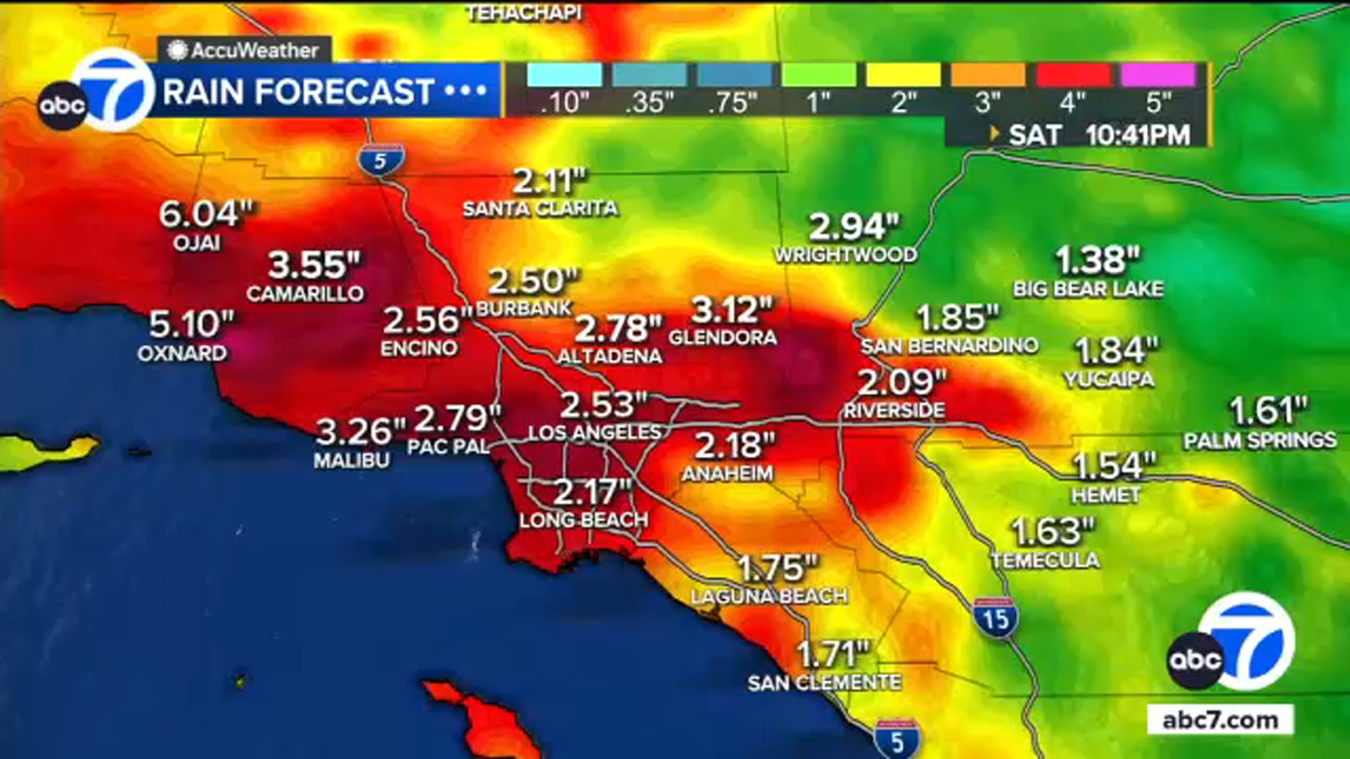 WATCH LIVE: Track the rain with Megadoppler 7000 - ABC7 Los Angeles
