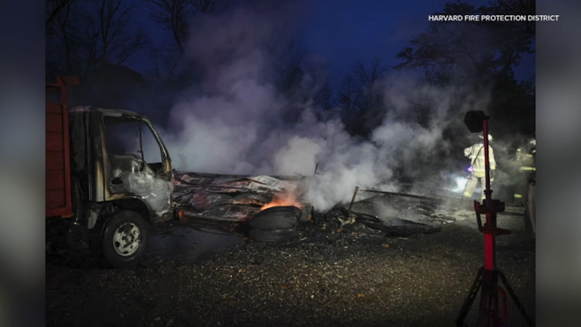 Barn fire McHenry County: Up to 60 chickens killed in fire on Lindwall ...