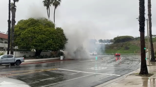 Video shows possible explosion of underground transformer during ...