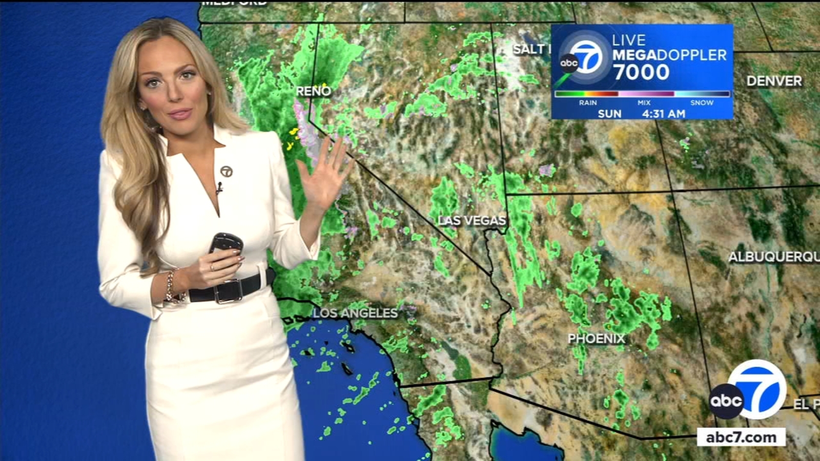 More rain and potential for isolated heavy storms arrive Monday - ABC7 ...