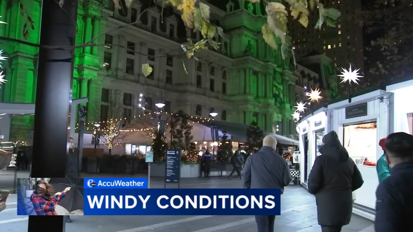 Fierce winds grip Philadelphia as holiday crowds and tailgaters power ...