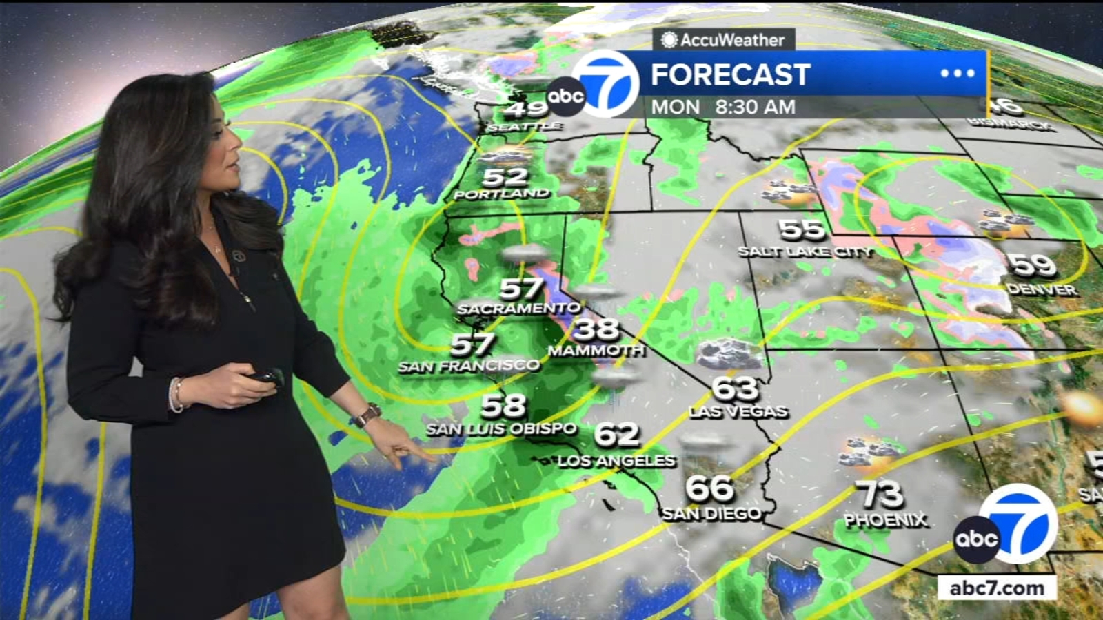 More Rain And Potential For Isolated Heavy Storms Arrive Monday Abc7 3895