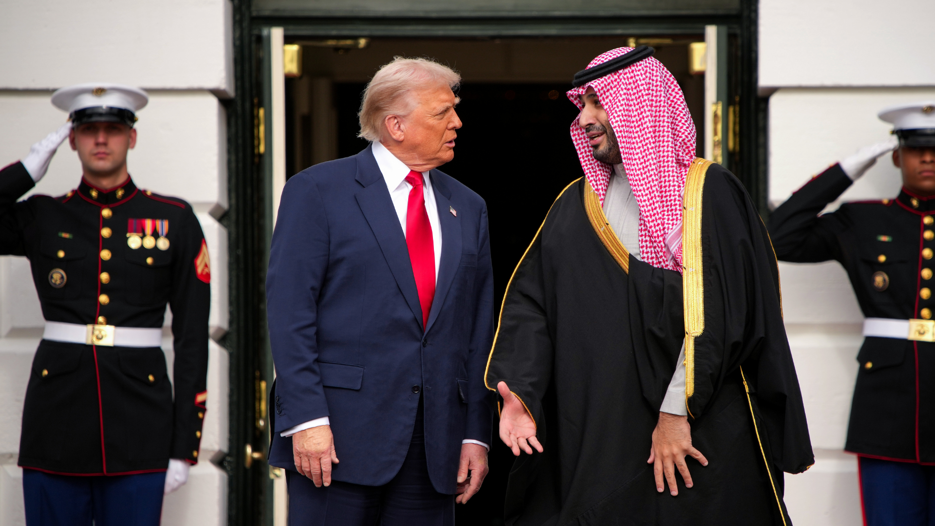 Trump welcomes Saudi crown prince to White House, says he'll sell ...
