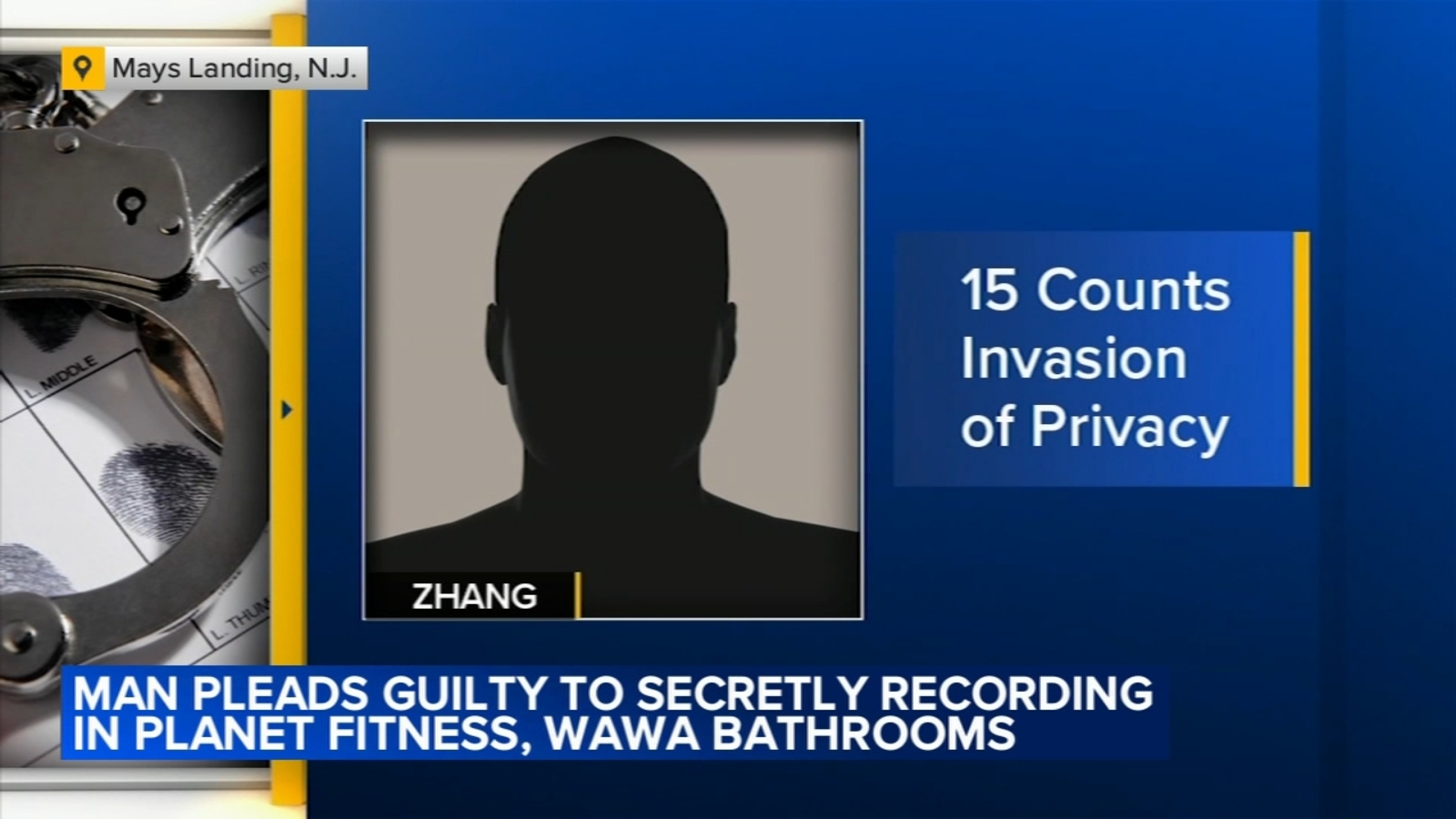 NJ male pleads guilty to covertly taping in World Physical fitness ...