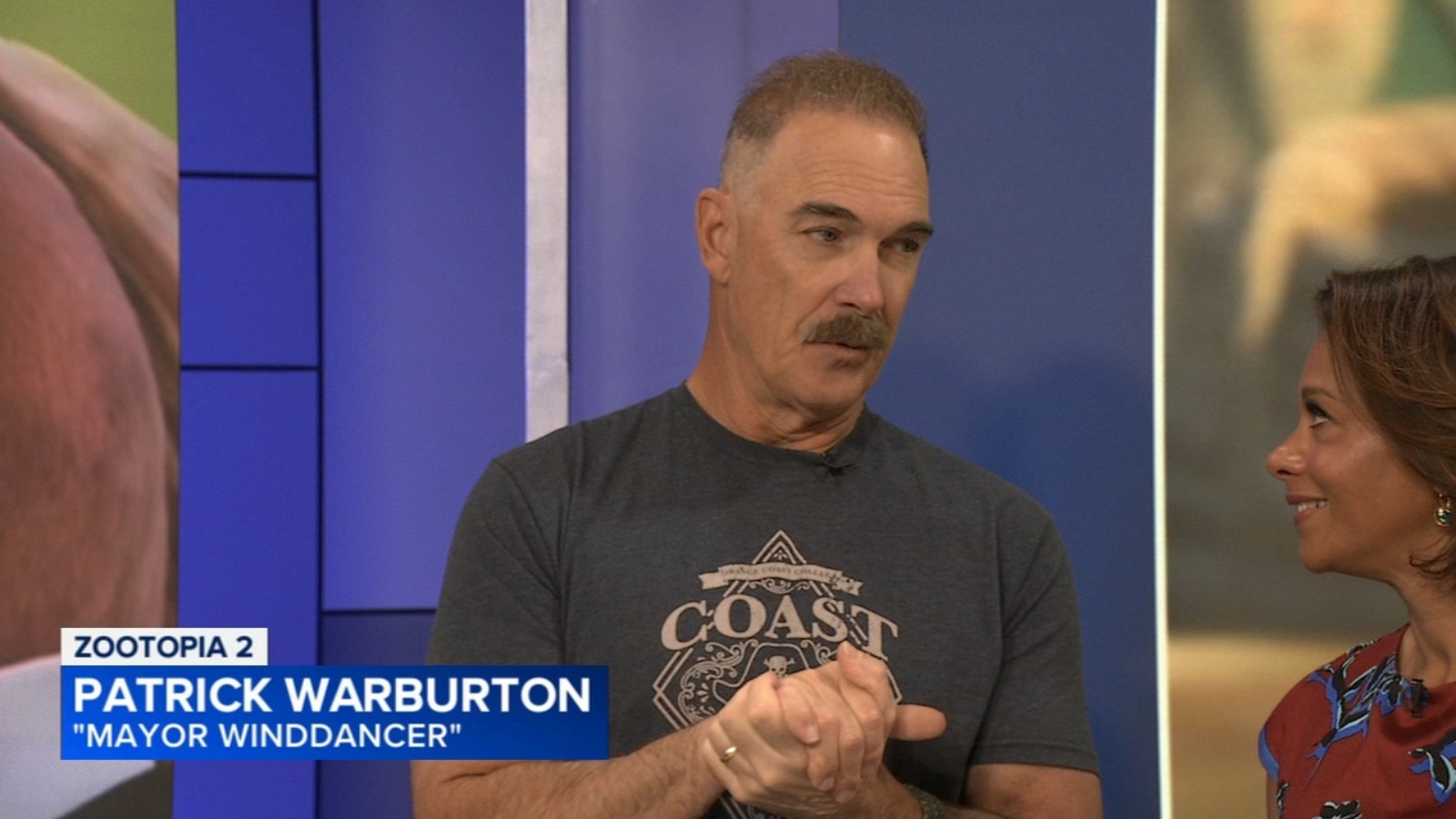Actor Patrick Warburton, who voices Mayor Winddancer, joins Action News ...