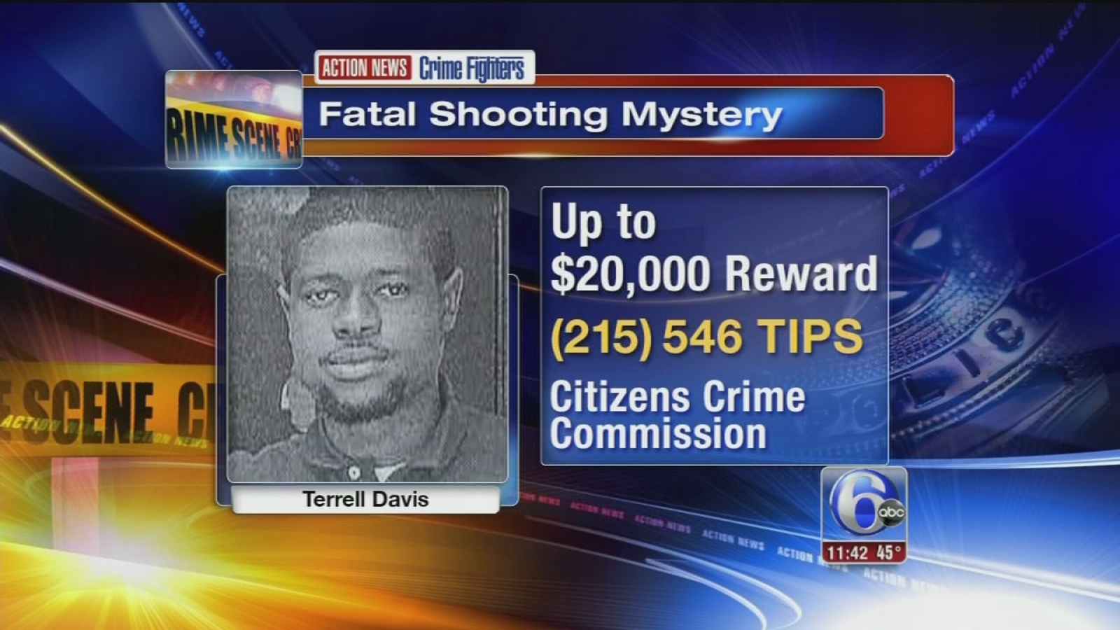 Crime Fighters: $20,000 reward offered in shooting death of Terrell ...