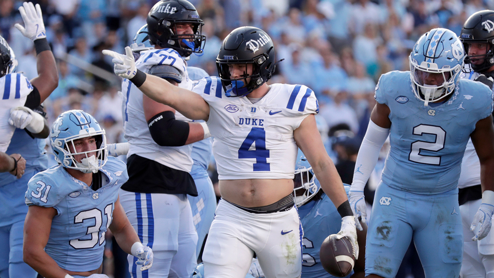 Duke keeps Victory Bell with 32-25 win over UNC - ABC11 Raleigh-Durham