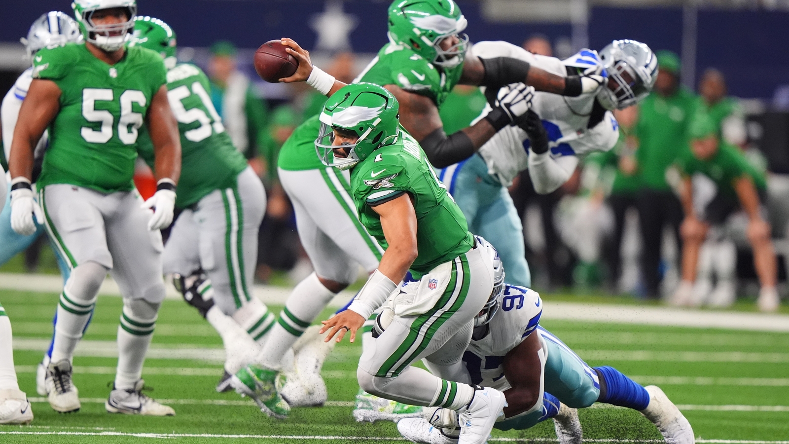 Eagles blow 21-point lead as last-second Cowboys field goal hands Philadelphia a 24-21 Loss ...