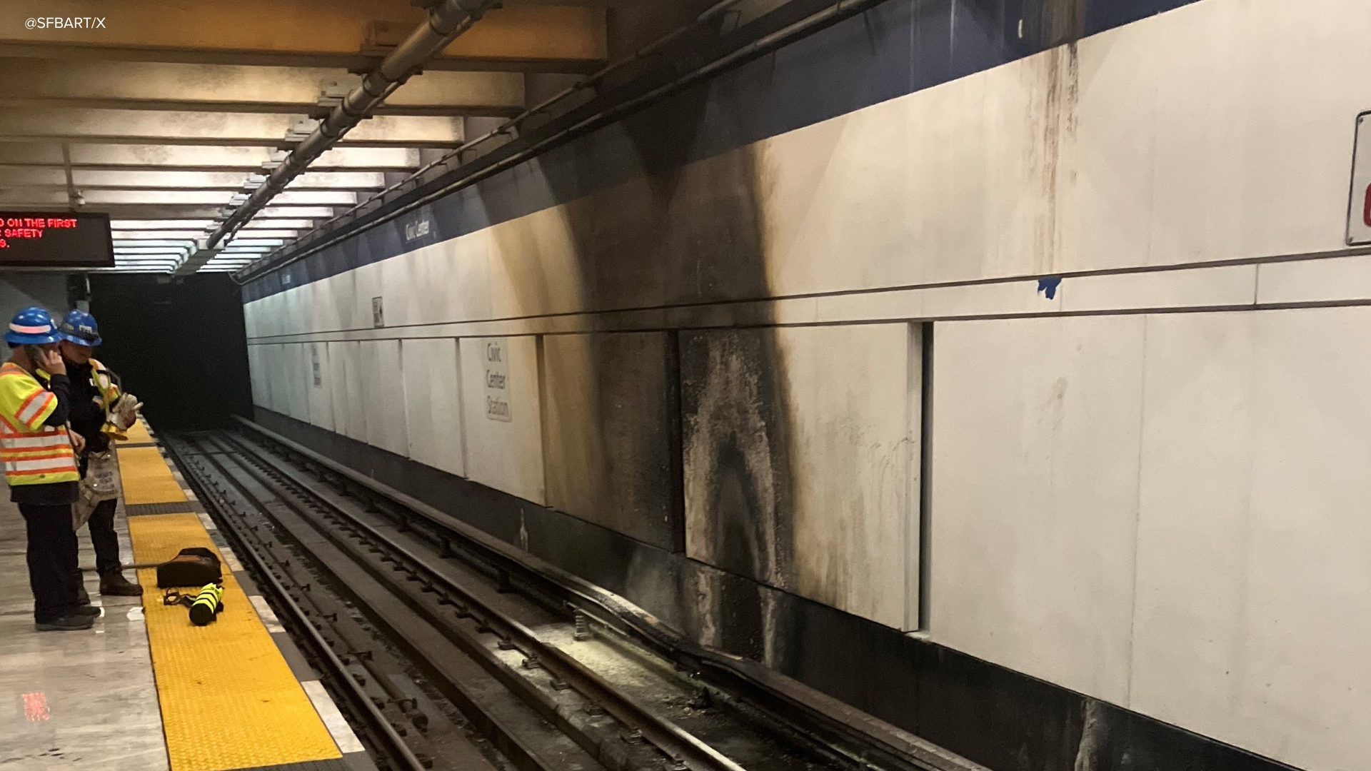 BART fire: Civic Center station in San Francisco reopens after blown ...