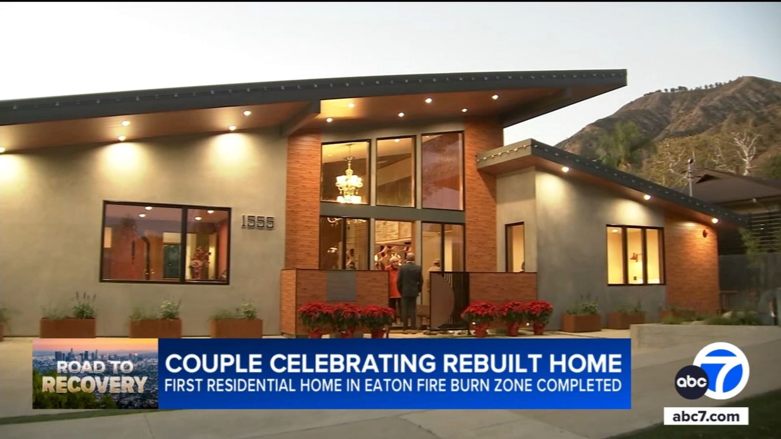 First residential home in Eaton Fire burn zone completed - ABC7 Los Angeles