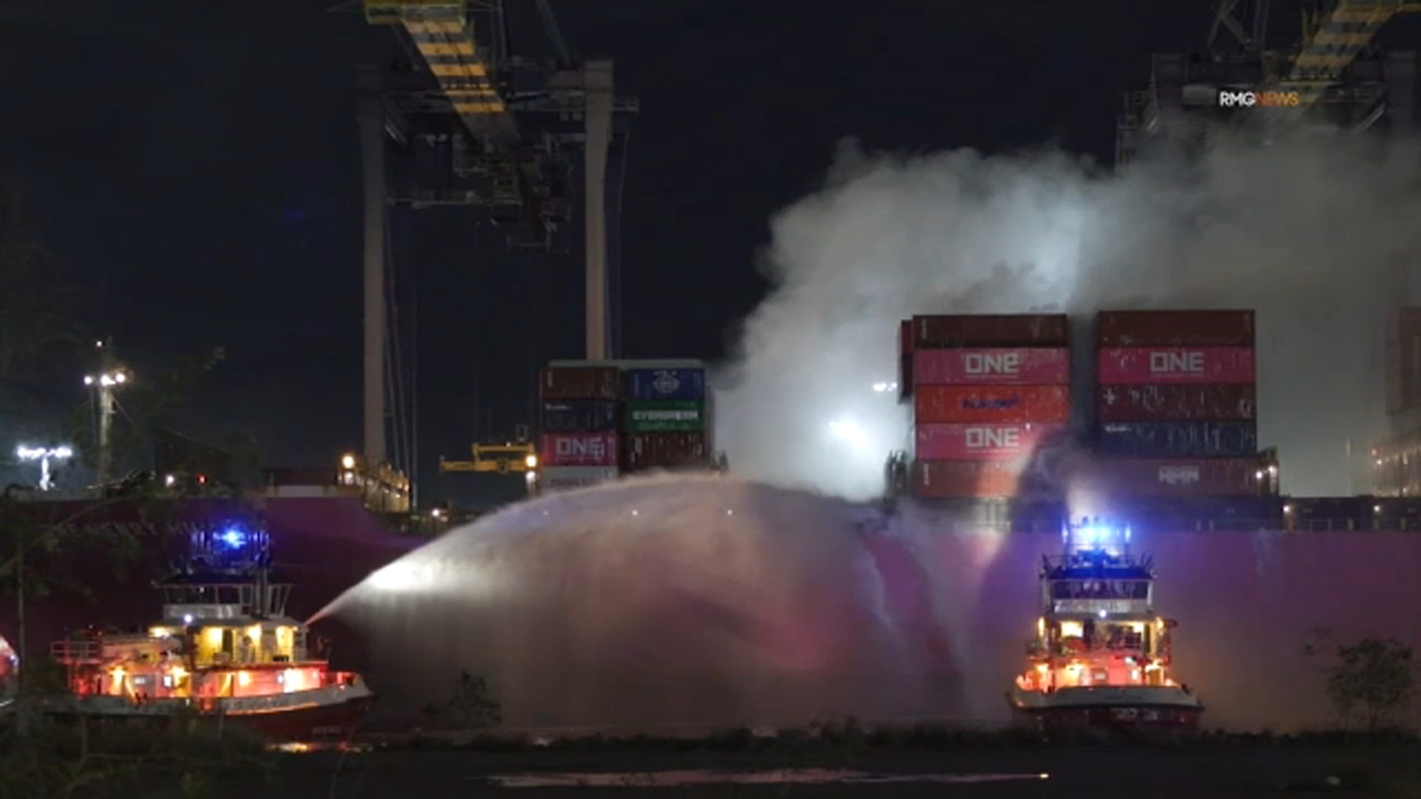 Alerts were sent hours after fire started in Port of LA; county ...
