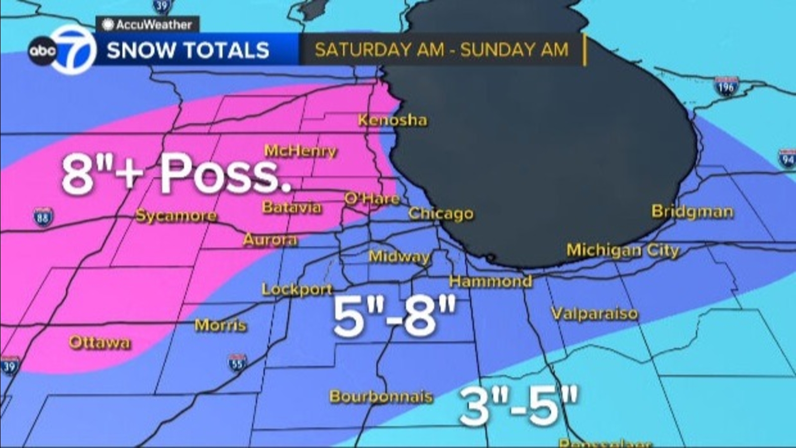 Chicago weather forecast: Several inches of snow expected Saturday ...