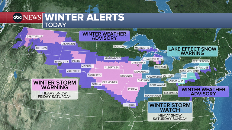 Chicago weather forecast: Several inches of snow expected Saturday ...