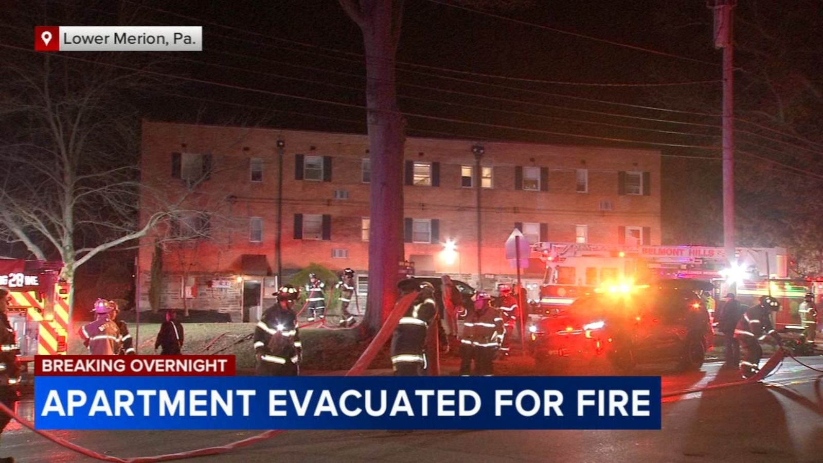 Apartment fire forces residents to evacuate in Lower Merion Township ...