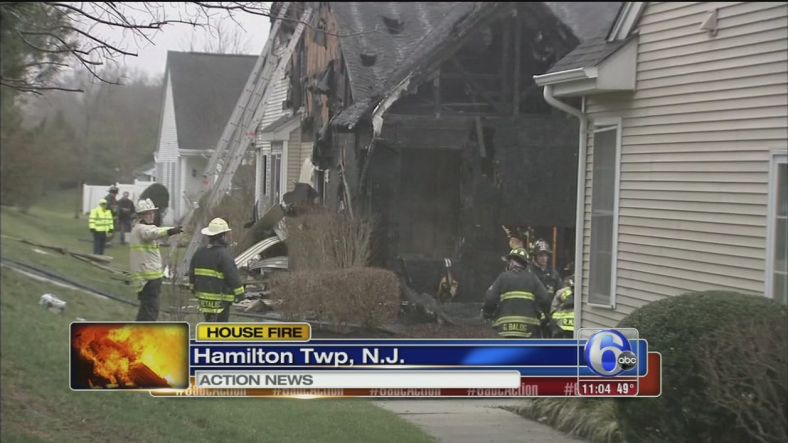 Fire burns through Hamilton Twp. home - 6abc Philadelphia