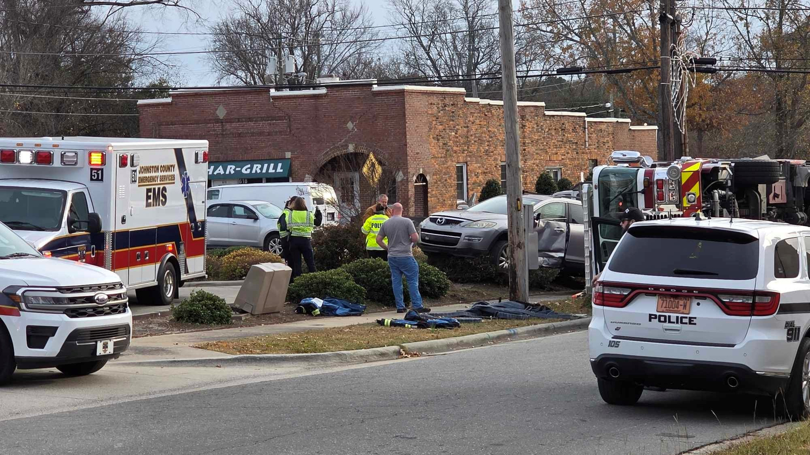NC firefighters responding to an emergency among those injured when ...