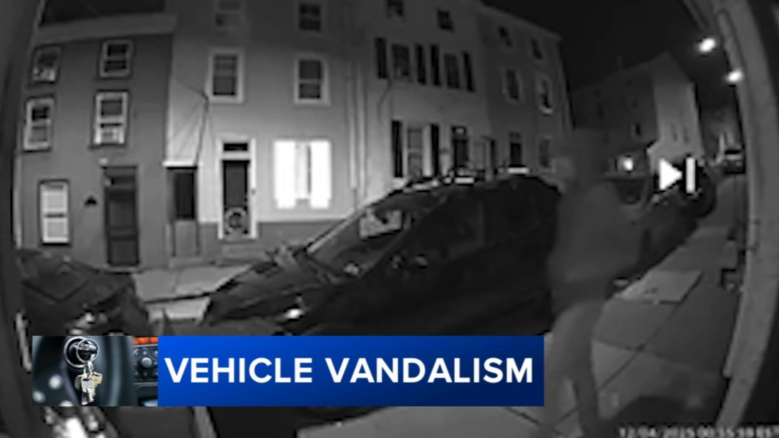 Video captures vandal keying cars on Conarroe Street in Philadelphia's ...