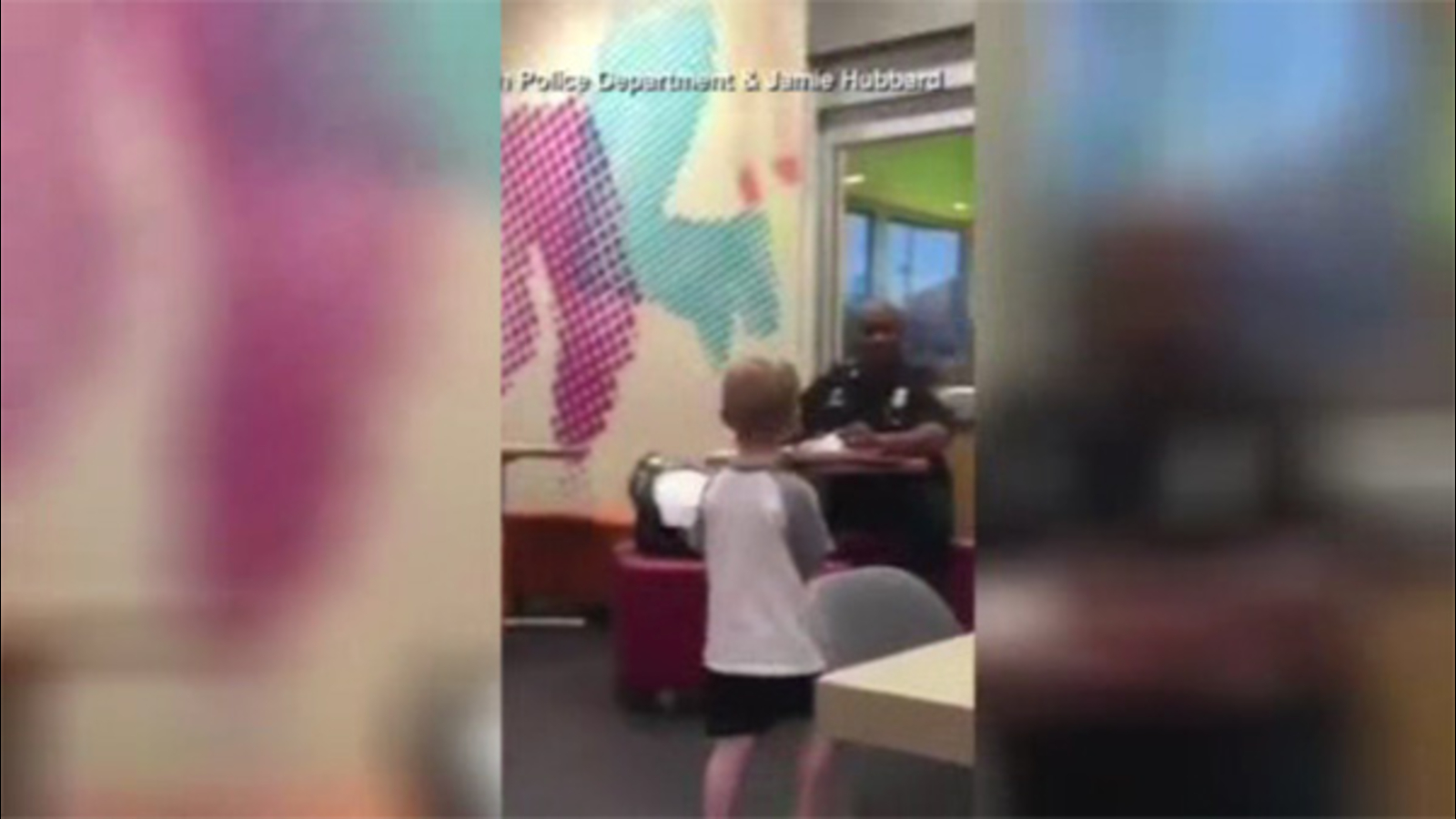 Boy, 3, gives a big hug to police officer - 6abc Philadelphia