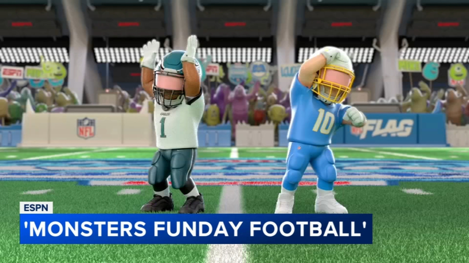 How to watch Eagles-Chargers 'Monsters Funday Football' on ESPN - 6abc ...