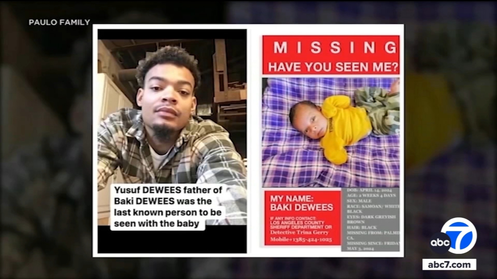 Missing Palmdale baby: Yusuf Dewees, father accused of murdering ...