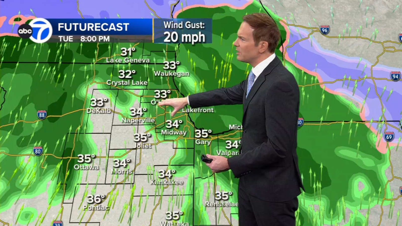 Chicago weather: PM rain, some mix Tuesday - ABC7 Chicago