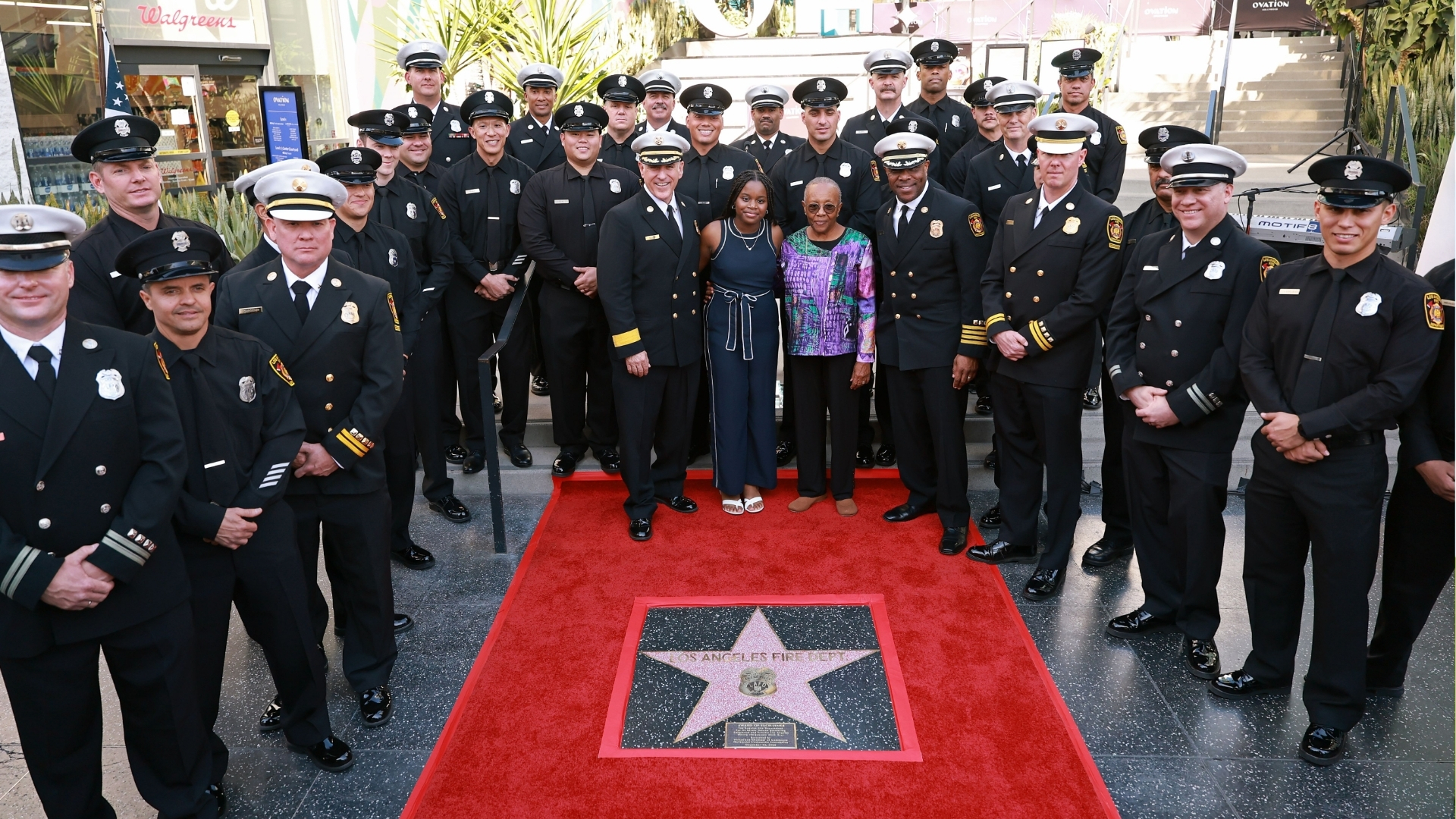 Los Angeles Fire Department receives Award of Excellence star near ...