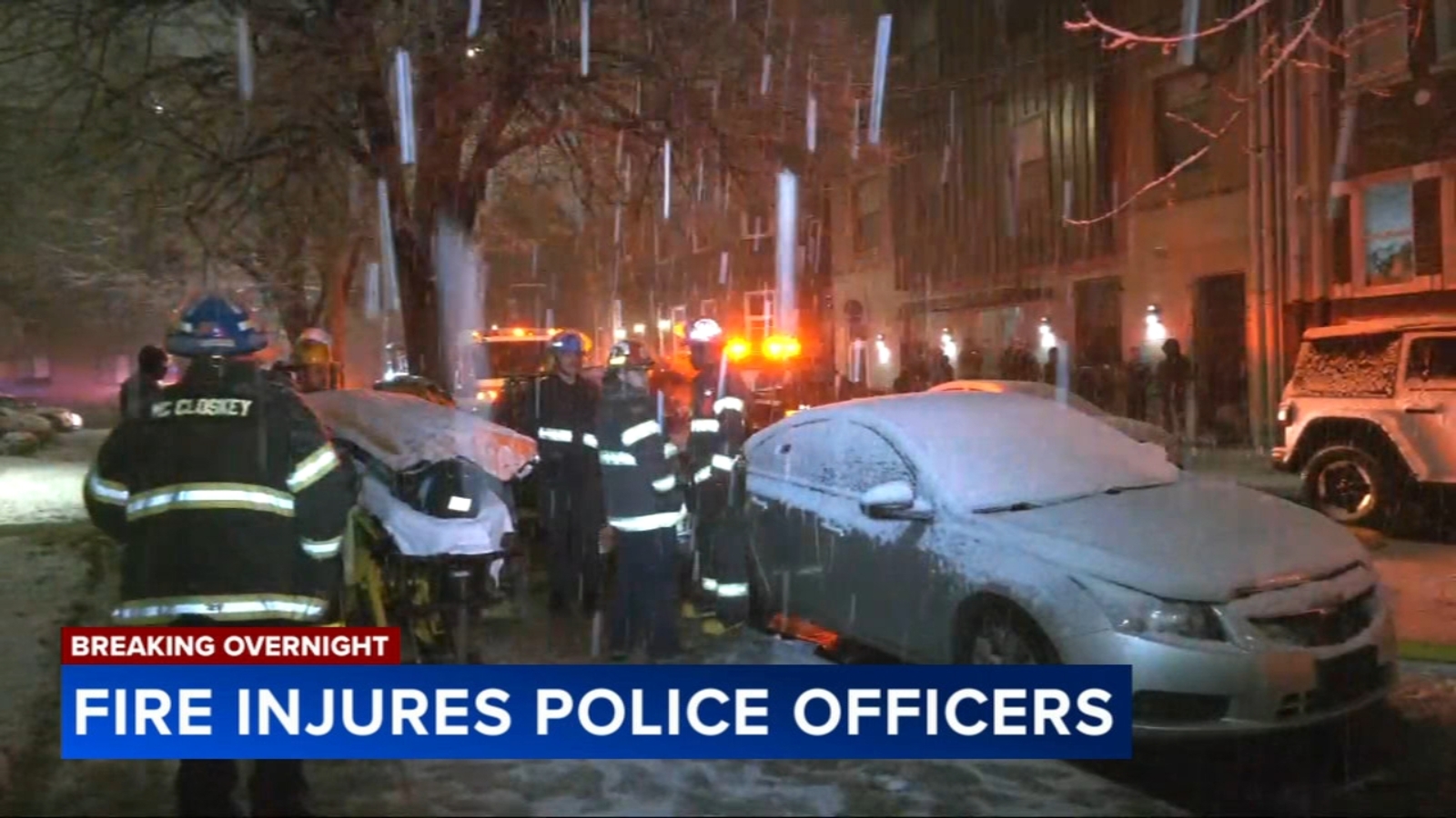 2 officers hospitalized for smoke inhalation following North ...