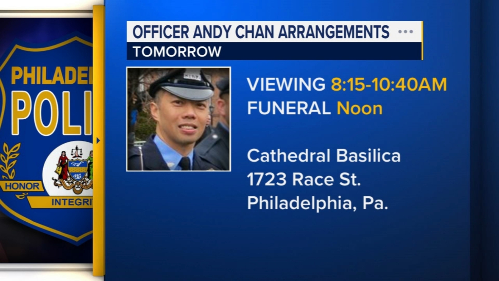 Viewing, funeral to be held for Philadelphia Highway Patrol Officer ...