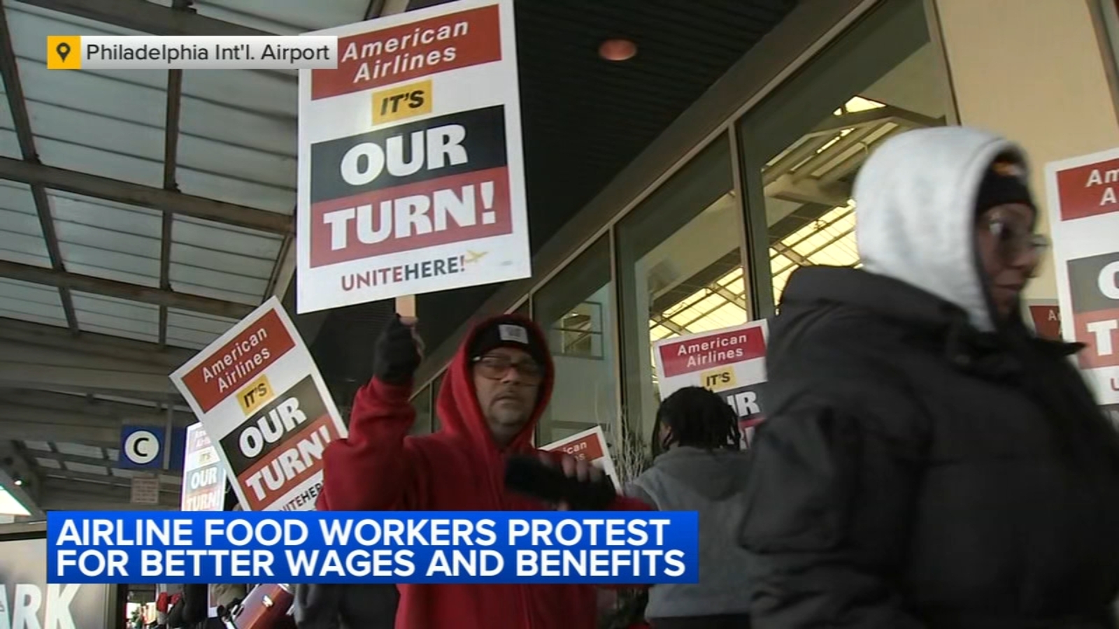 LSG Sky airline food employees hit the picket line amid holiday travel ...