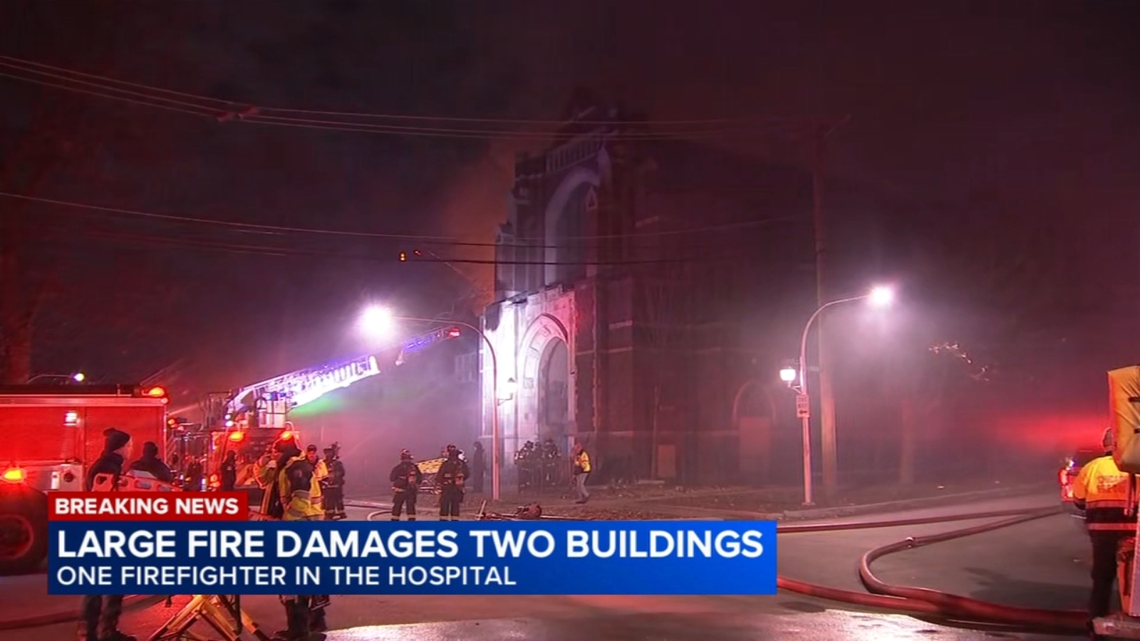 Chicago firefighter, another person injured after West Side church fire ...