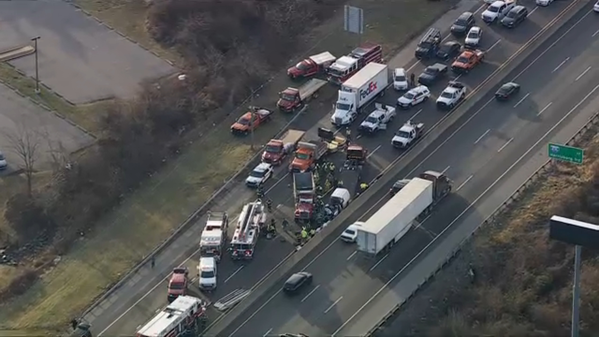 Pa. Turnpike crash leaves 3 injured in Bensalem Township, Bucks County ...